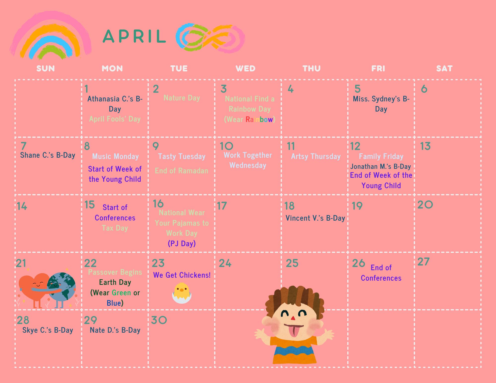 Newsletter & Calendar - creative-learning-academy
